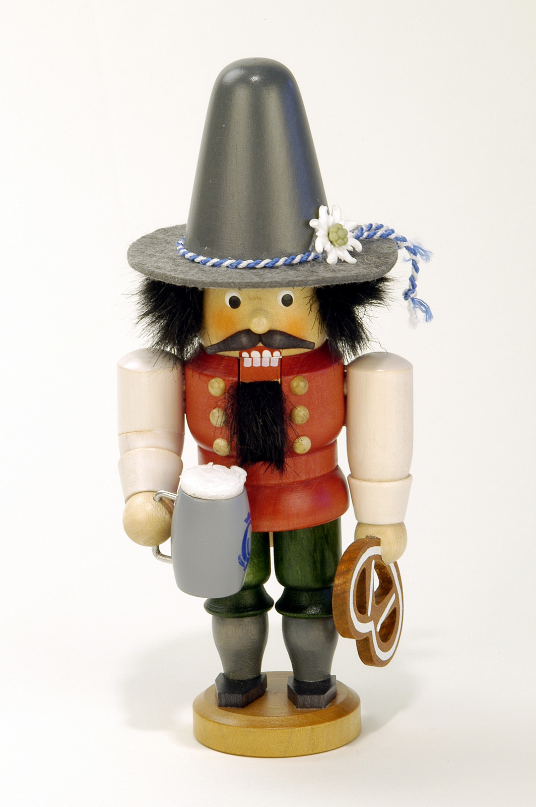 Nussknacker Figur August der Starke - Erzgebirgskunst Drechsel