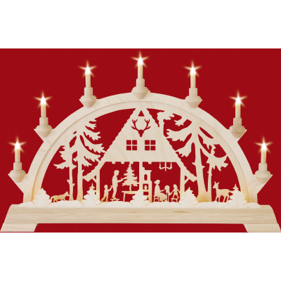 Schwibbogen Original Annaberg - Erzgebirgskunst Drechsel